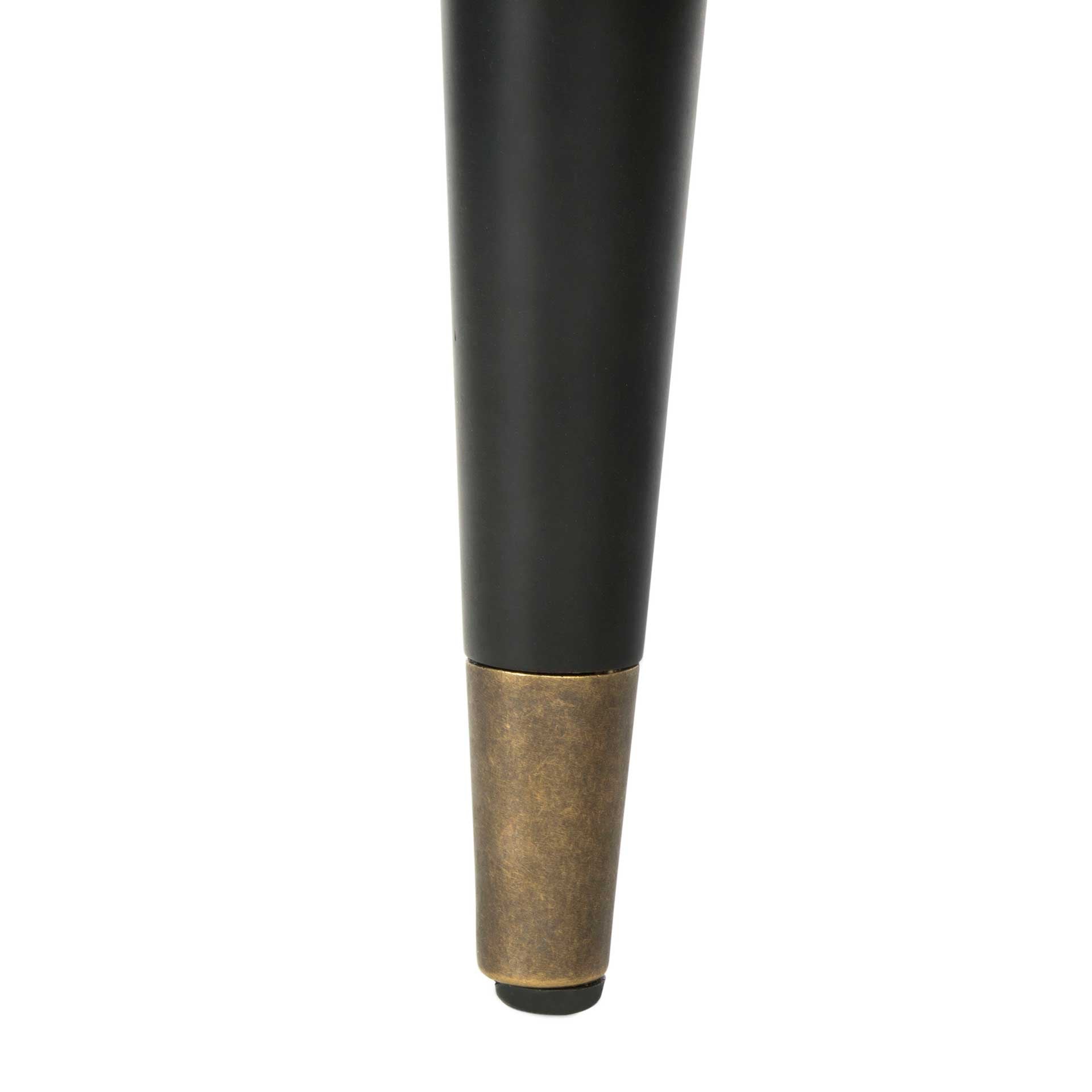 Amble Tufted Accent Chair Shale/Black/Brass - Froy.com