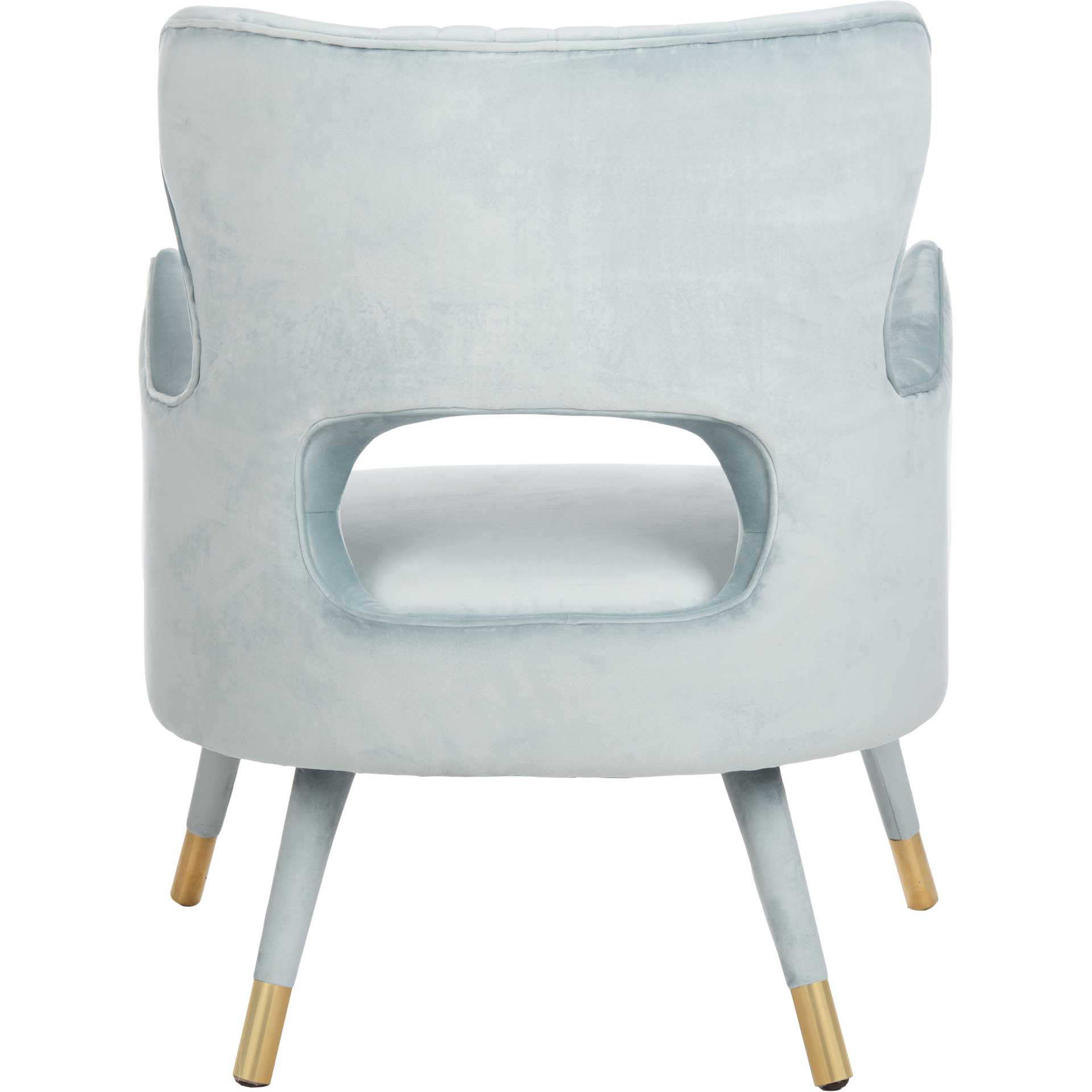 Blake Wingback Accent Chair Slate Blue - Froy.com