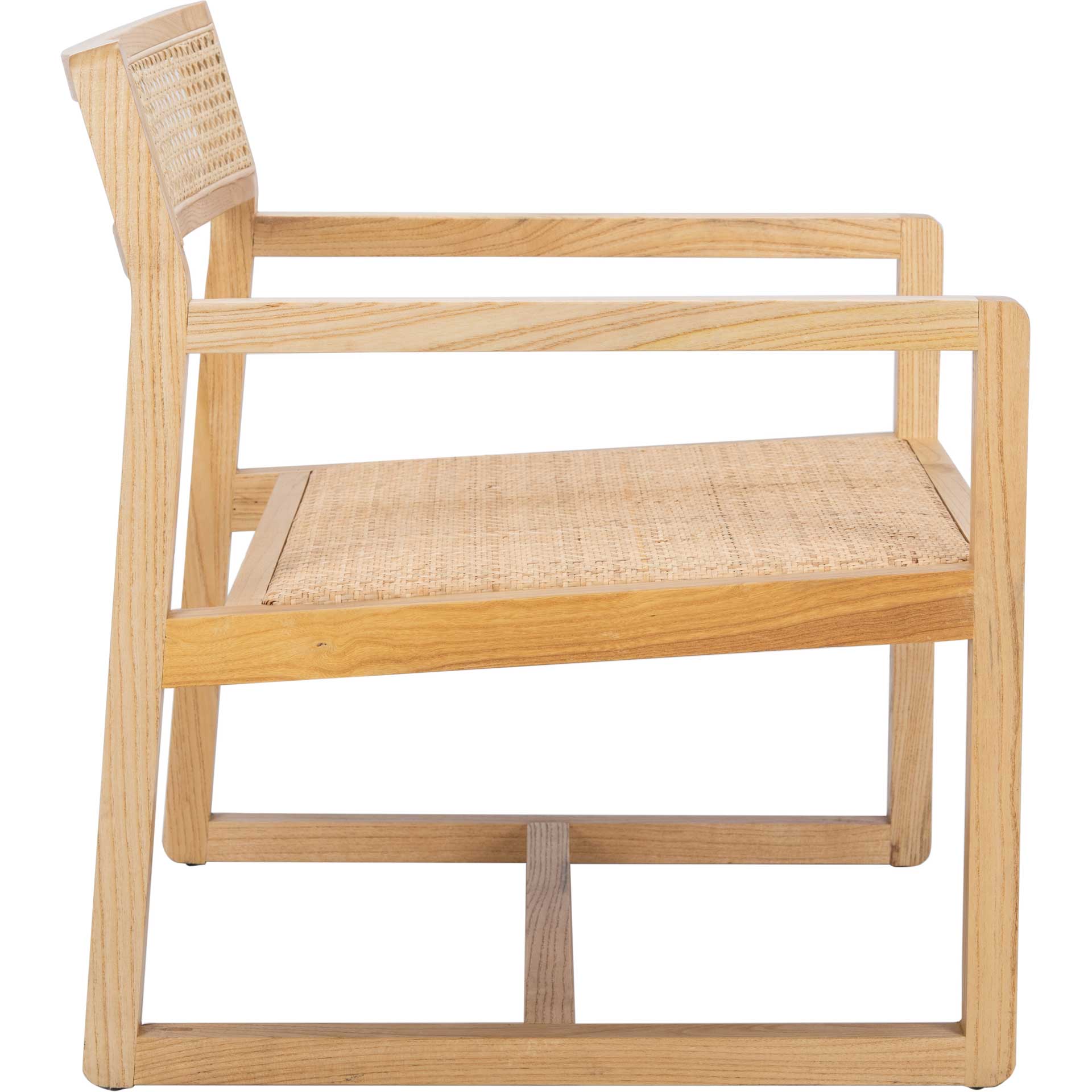Lucy Cane Accent Chair Natural - Froy.com