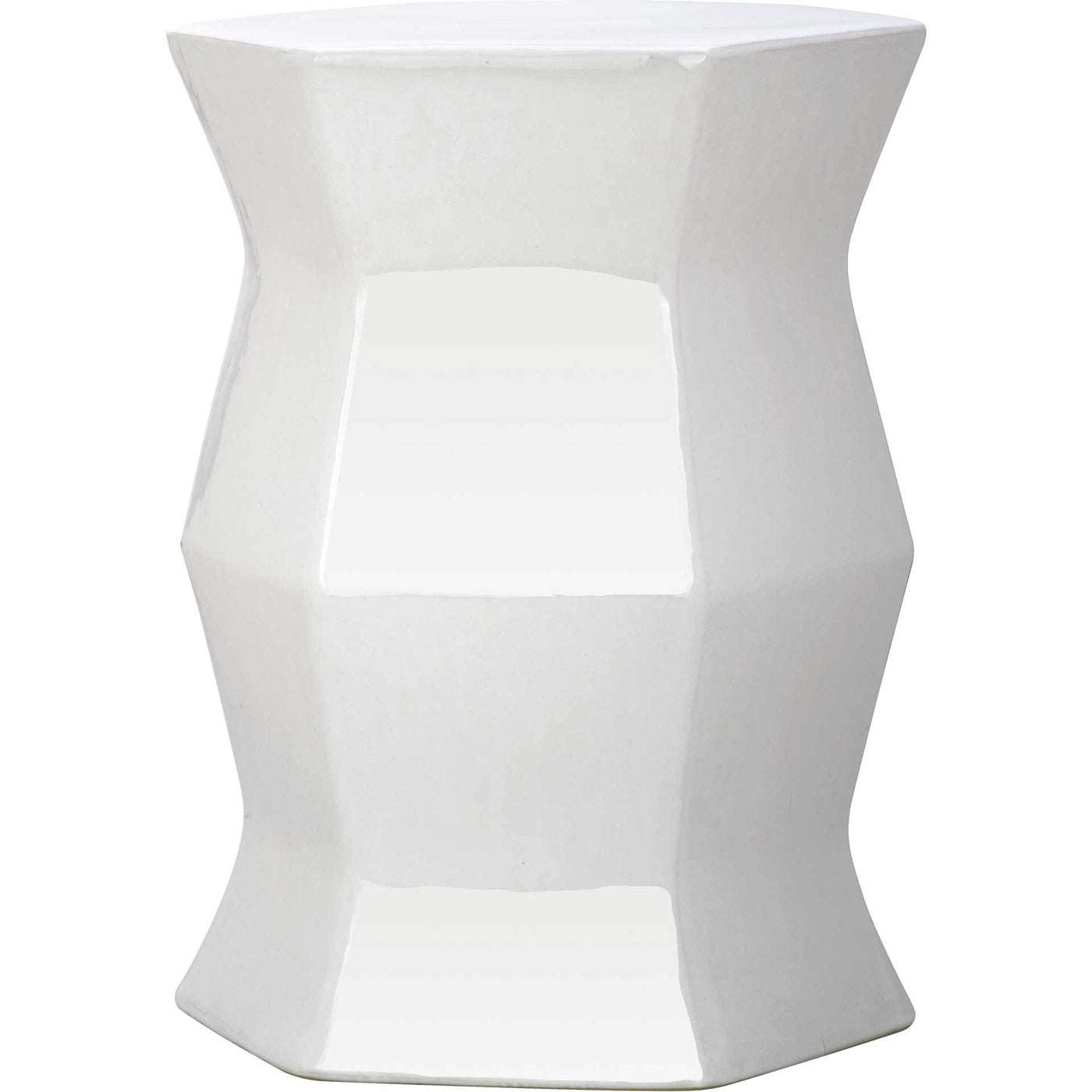 Molly Hexagon Garden Stool White - Froy.com