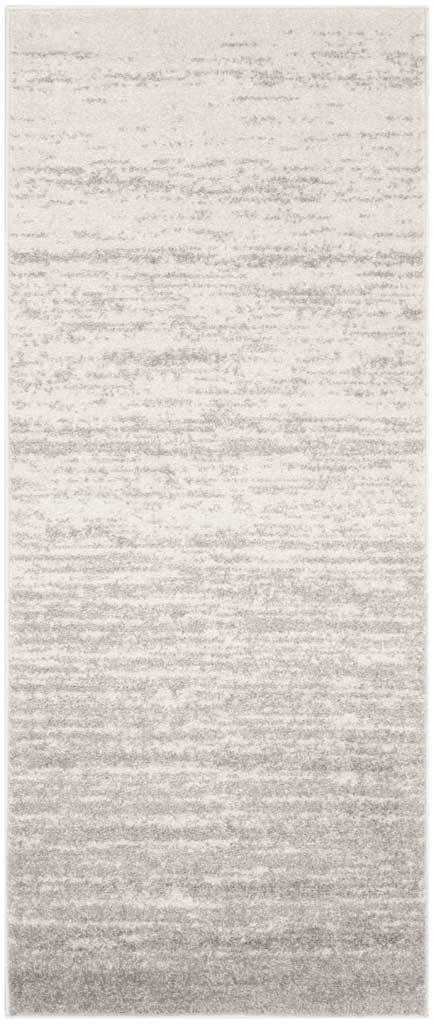 Adirondack Gradient Ivory/Silver Runner Rug - Froy.com