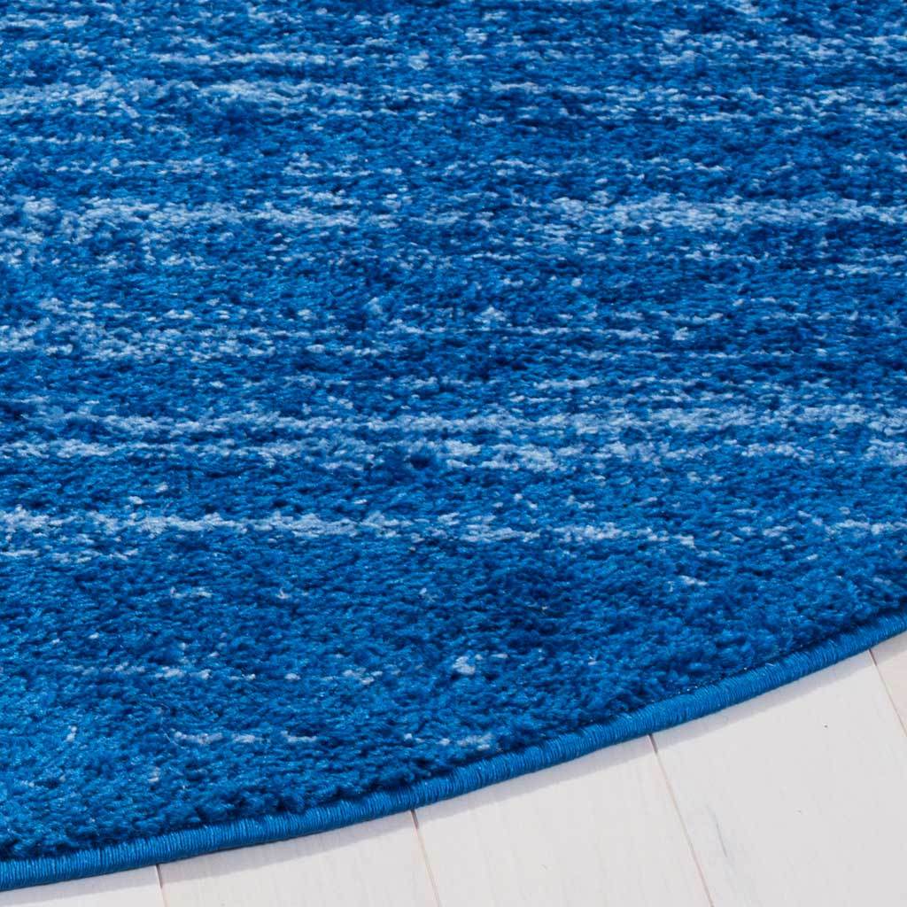 Adirondack Gradient Light Blue/Dark Blue Round Rug - Froy.com