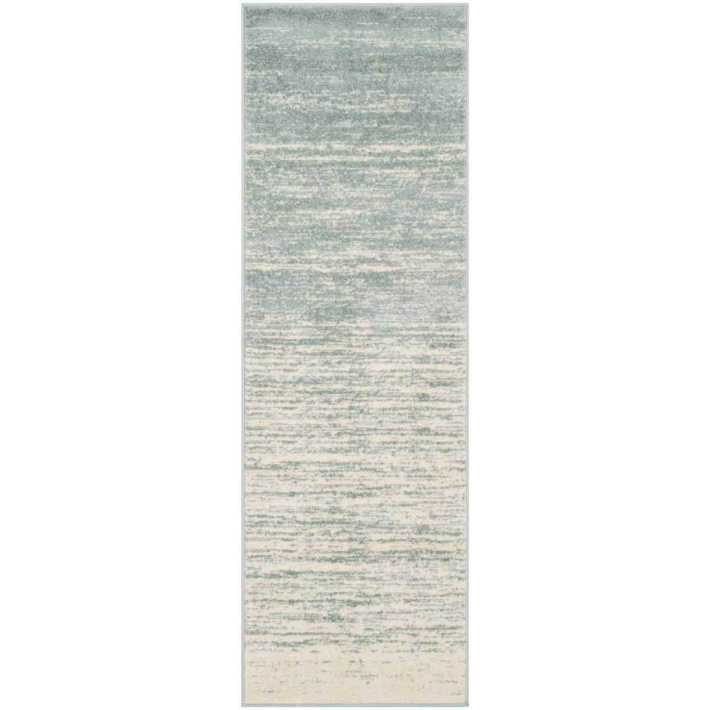 Adirondack Gradient Slate/Cream Runner Rug - Froy.com