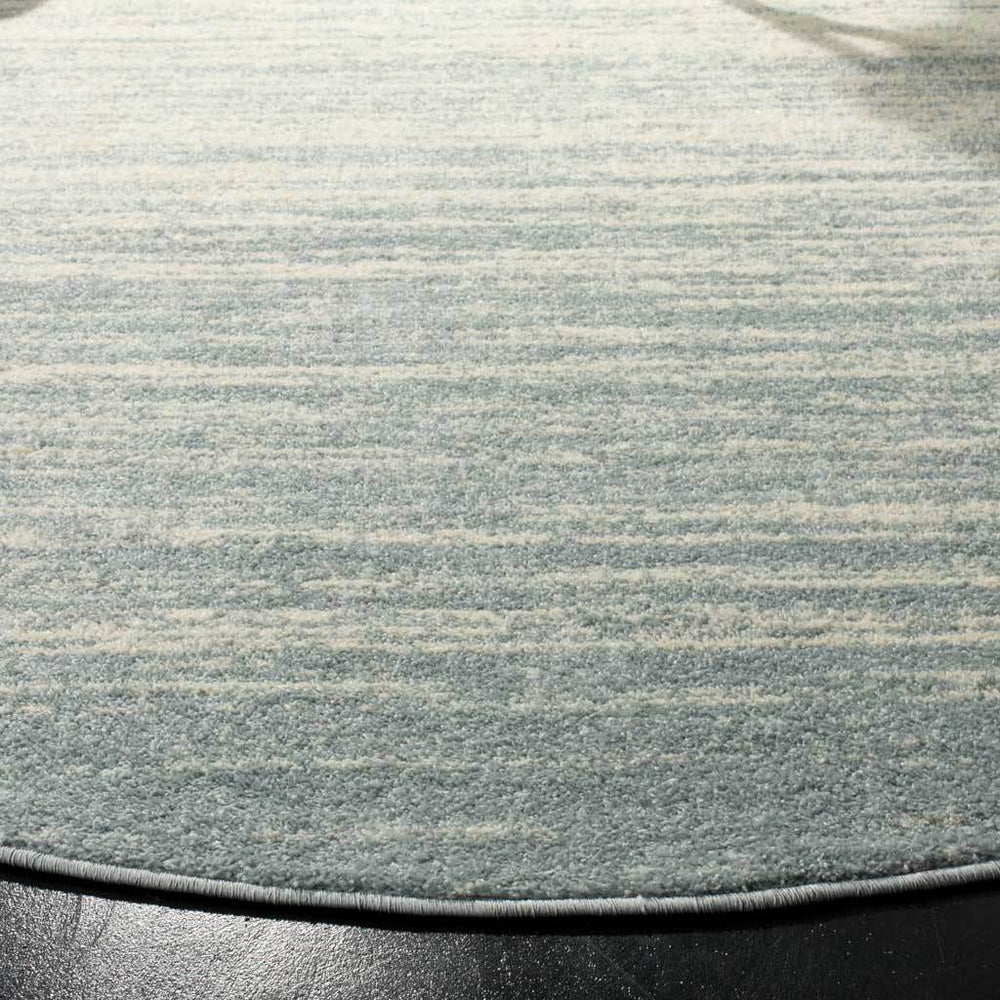 Adirondack Gradient Slate/Cream Round Rug - Froy.com