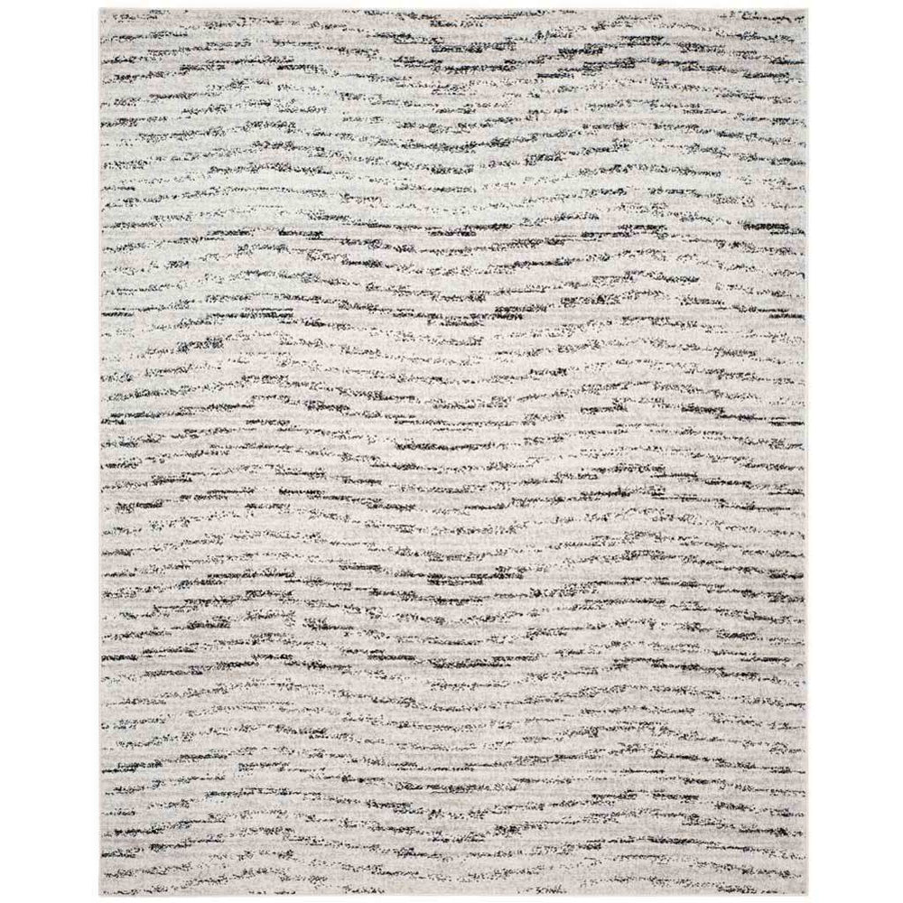 Adirondack Wave Ivory/Silver Area Rug - Froy.com