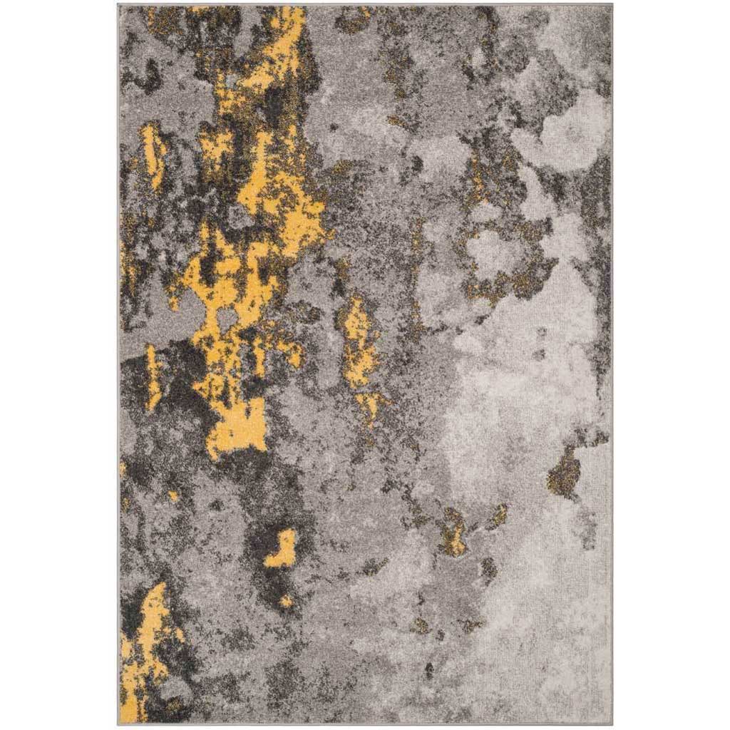 Adirondack Gray/Yellow Area Rug - Froy.com