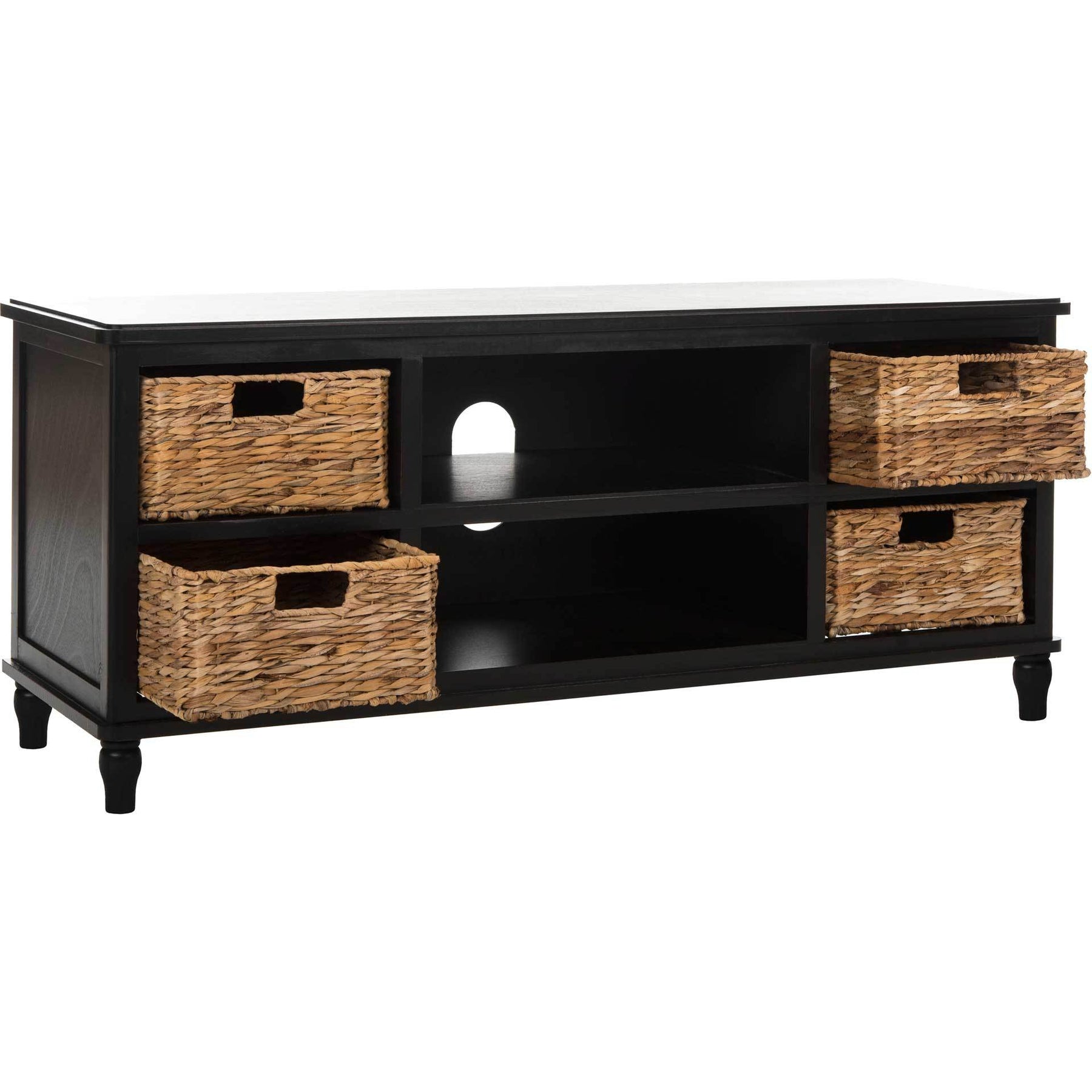 Roland Entertainment Unit Distressed Black - Froy.com