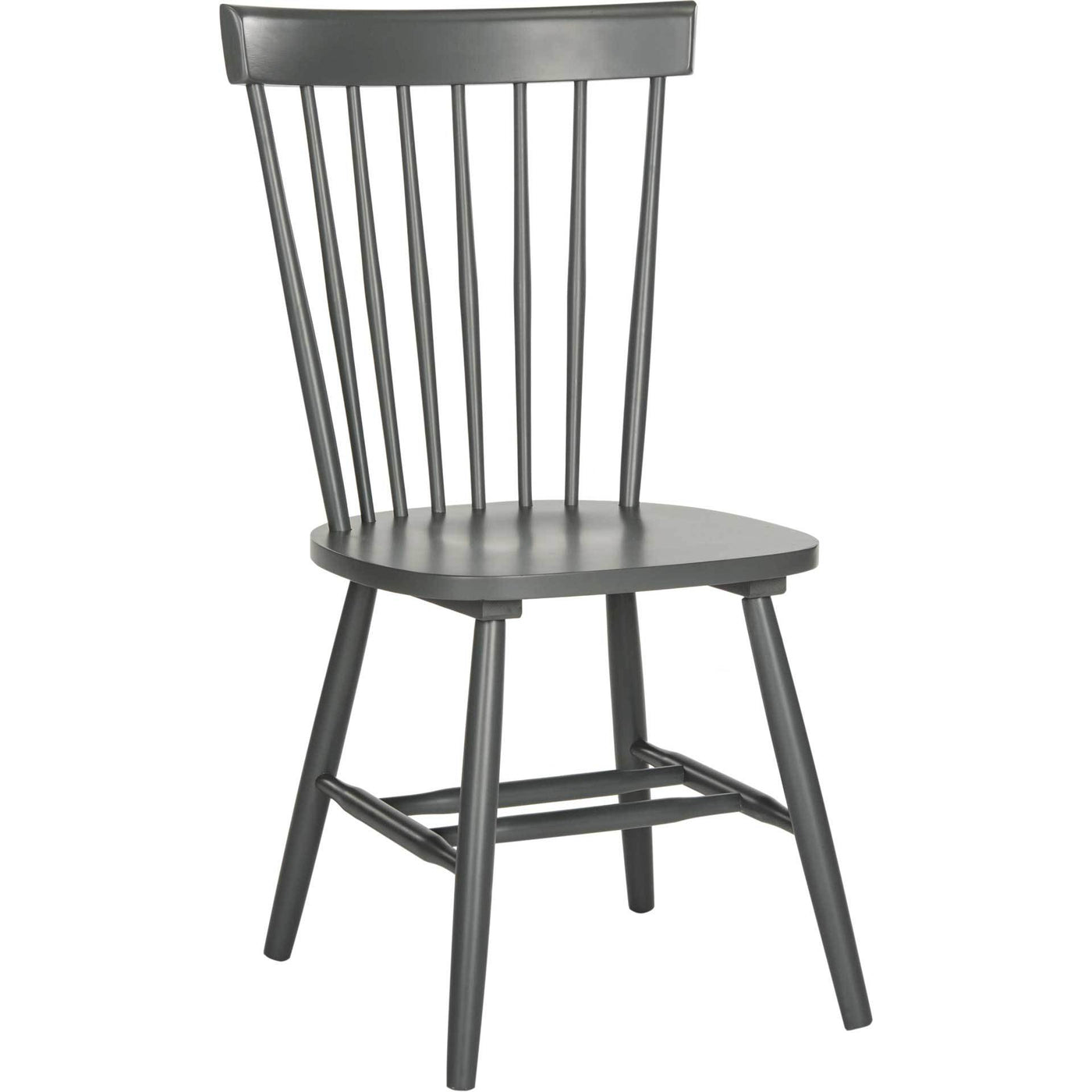 Paula Spindle Dining Chair Charcoal Gray (Set of 2) - Froy.com