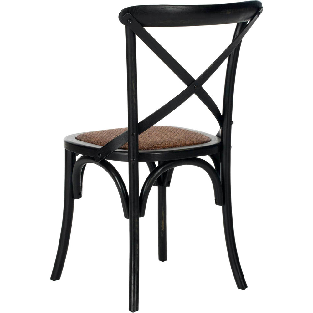 Frederick X Back Farmhouse Chair Distressed Hickory (Set of 2) - Froy.com