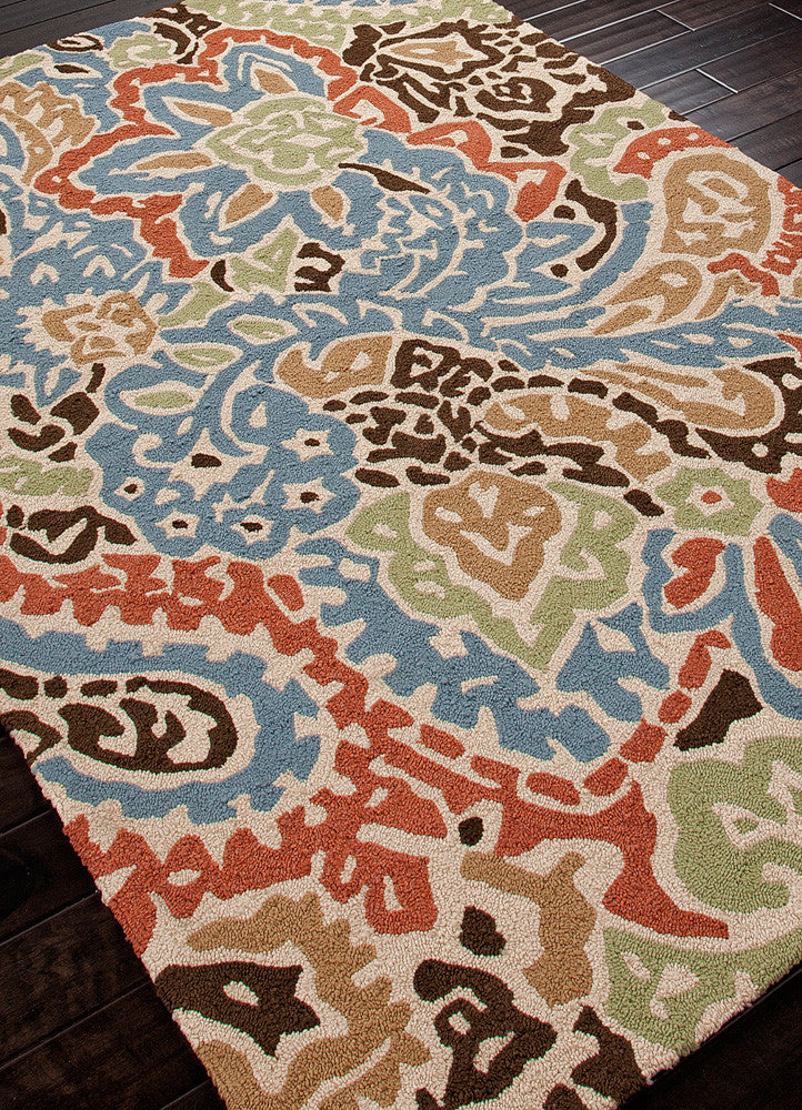 Barcelona Flores Cloud White Area Rug - Froy.com