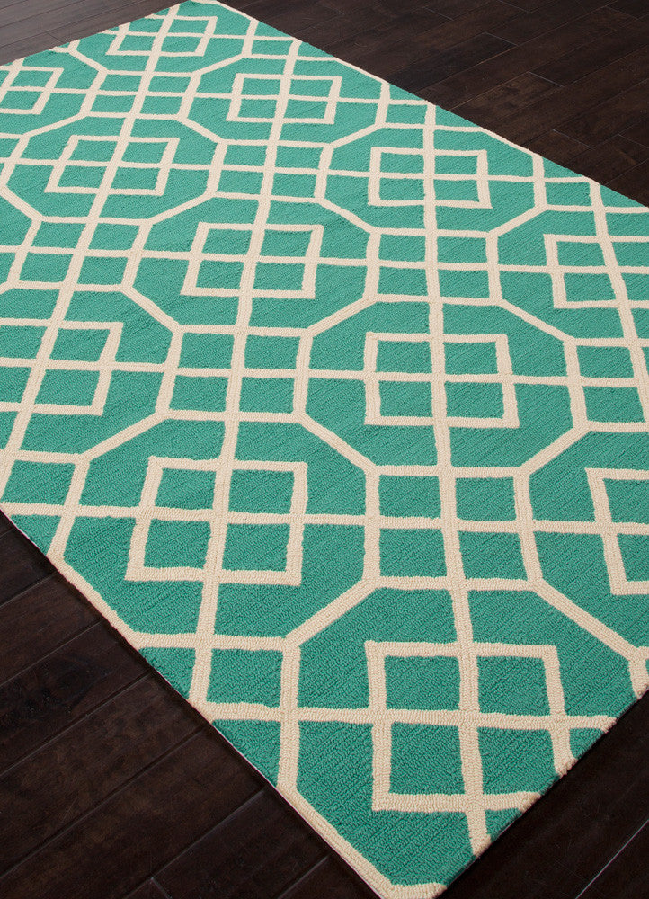 Barcelona Belvedere Green/White Area Rug - Froy.com