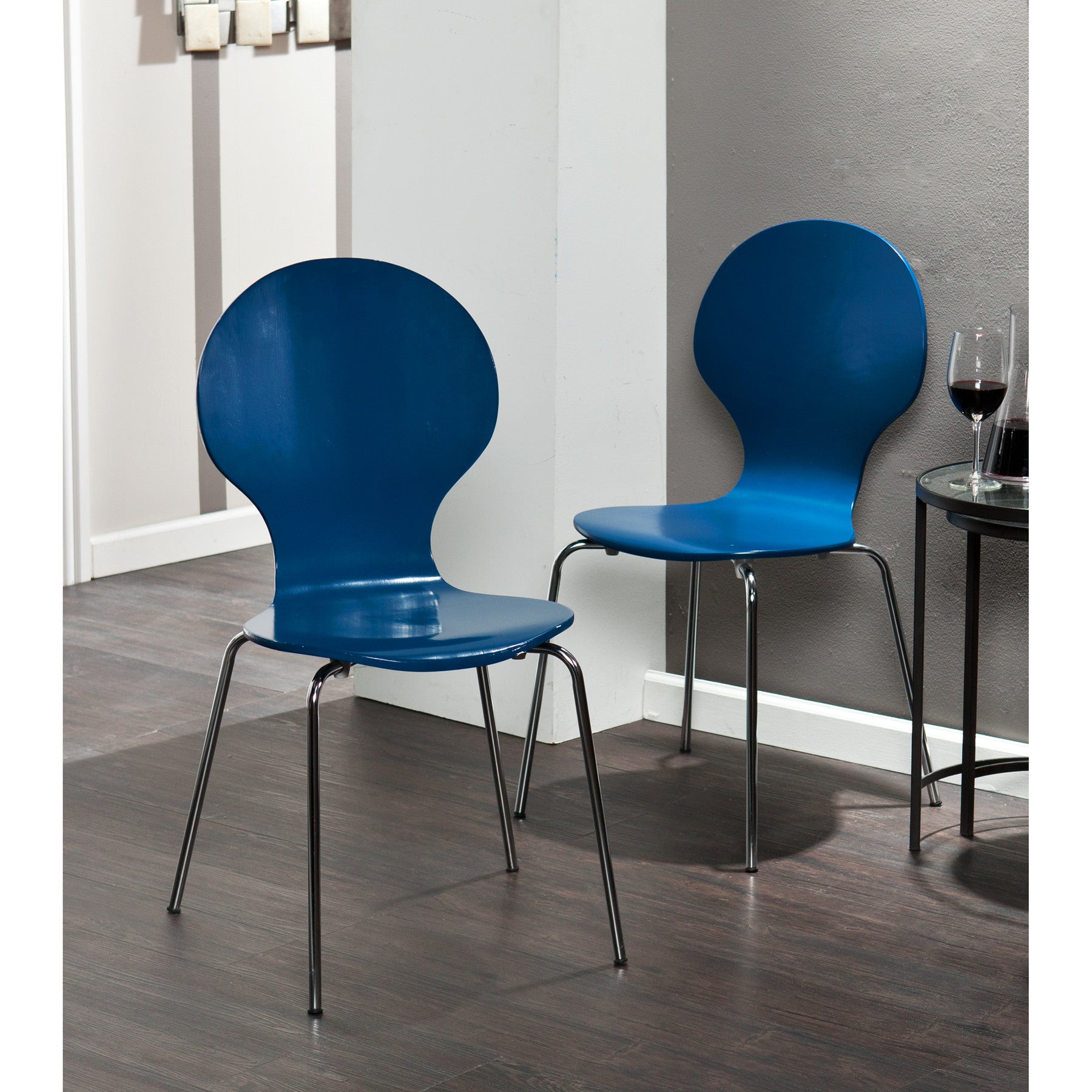 Conbie Chair Navy (Set of 2) - Froy.com