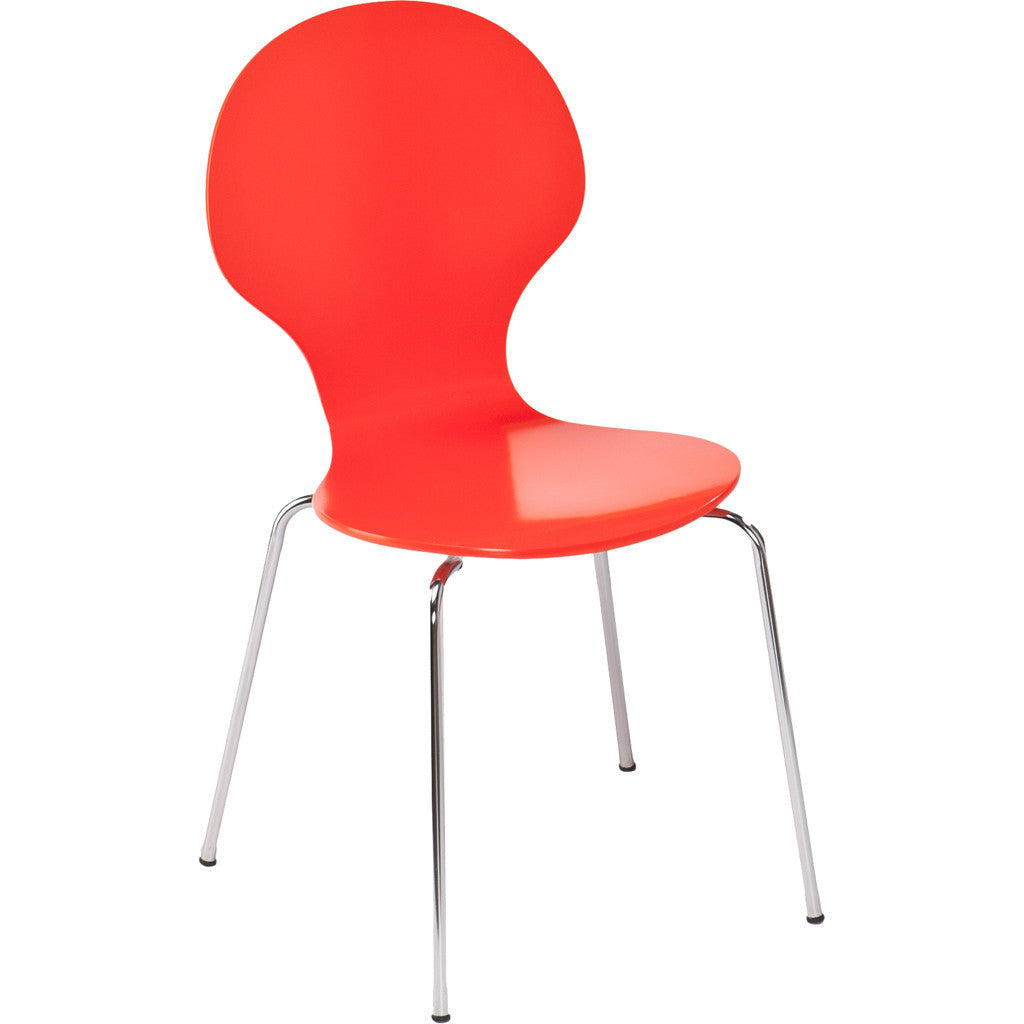 Conbie Chair Red/Orange (Set of 2) - Froy.com