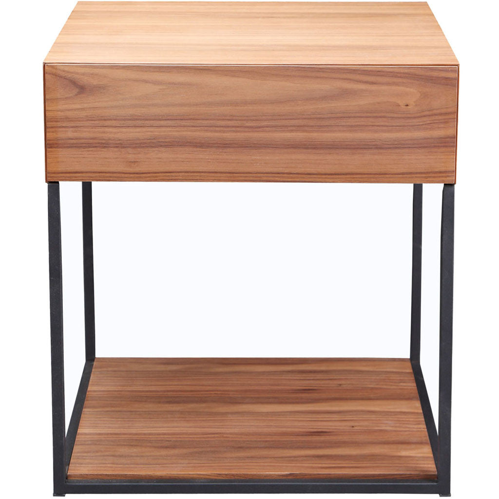 Berlin Side Table Walnut - Froy.com