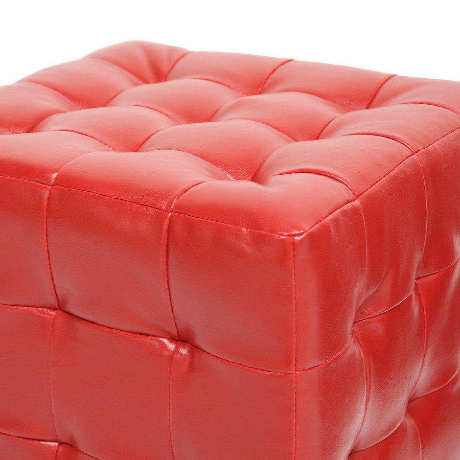 Zwolle Ottoman Red (Set of 2) - Froy.com
