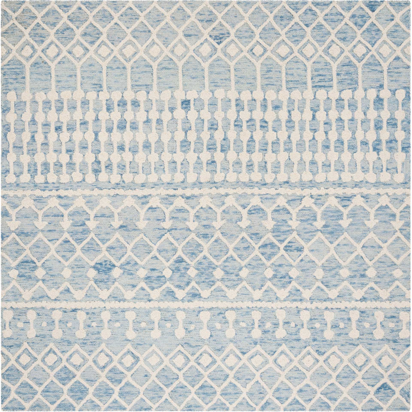 Blossom Blue/Ivory Area Rug - Froy.com