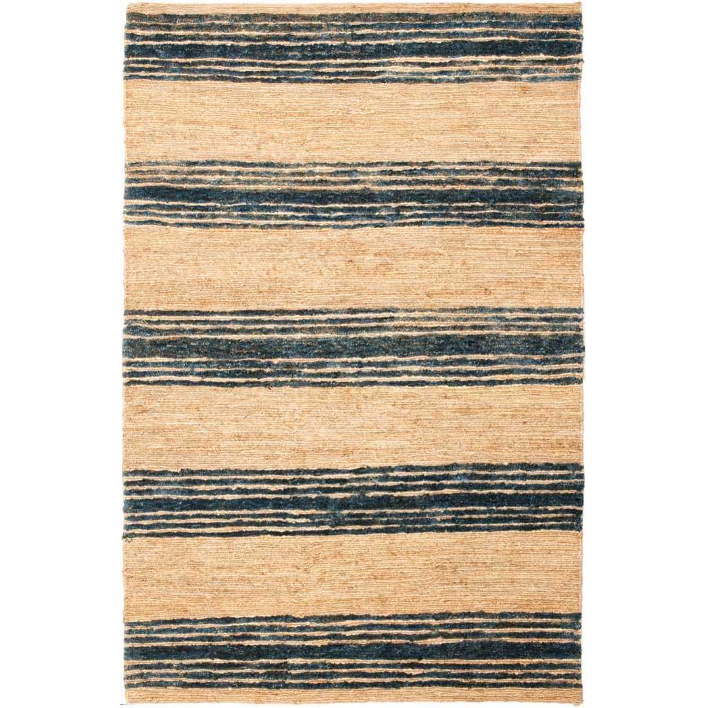 Bohemian Natural/Blue Area Rug - Froy.com