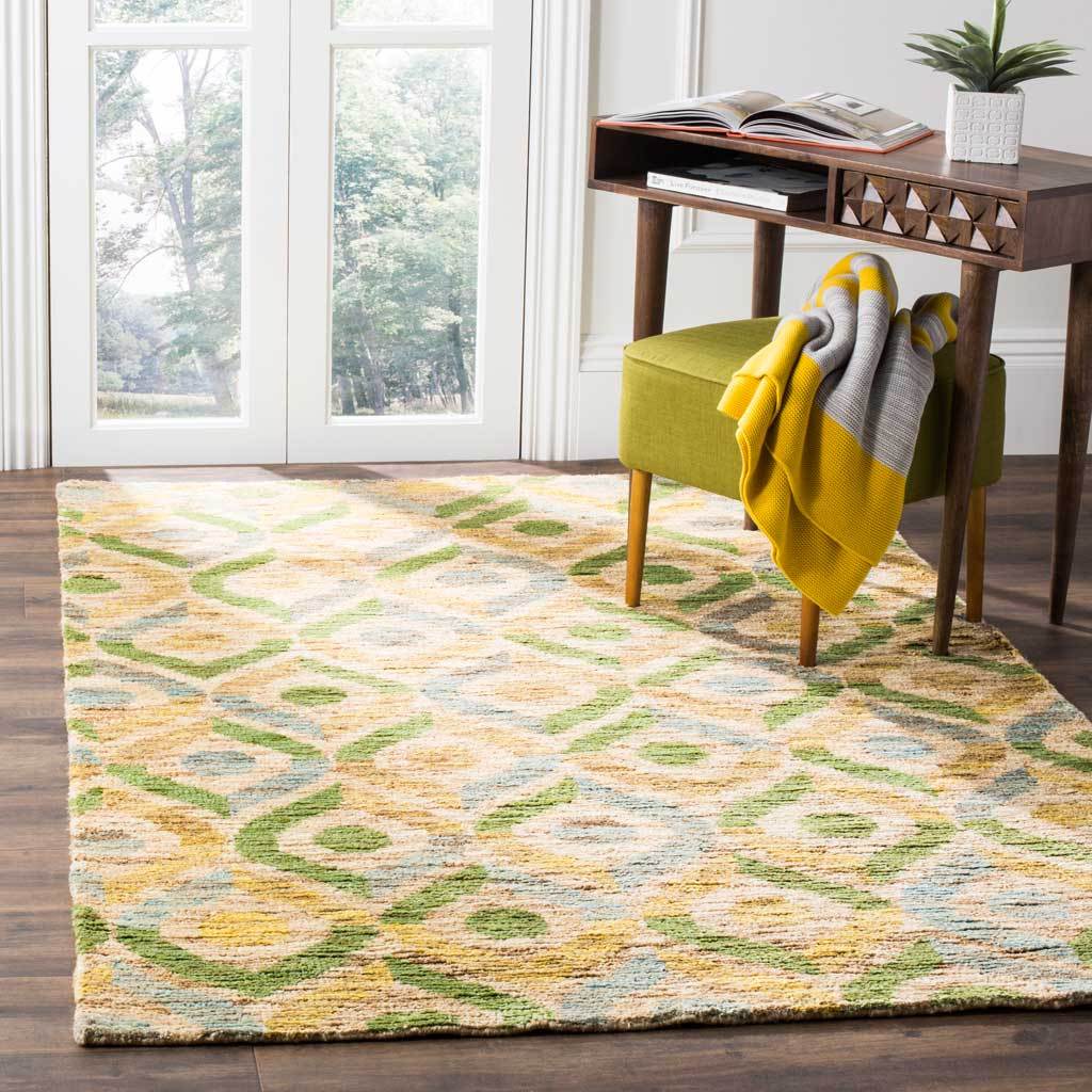 Bohemian Bleach/Blue Area Rug - Froy.com