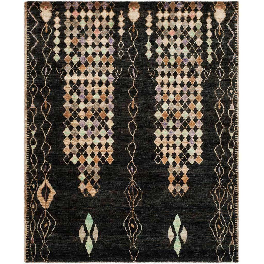 Bohemian Black/Beige Area Rug - Froy.com