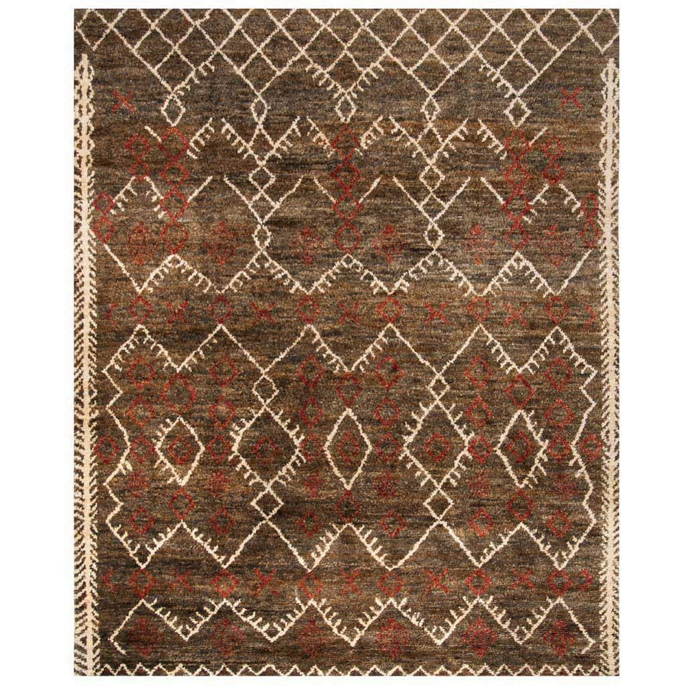 Bohemian Dark Brown/Multi Area Rug - Froy.com