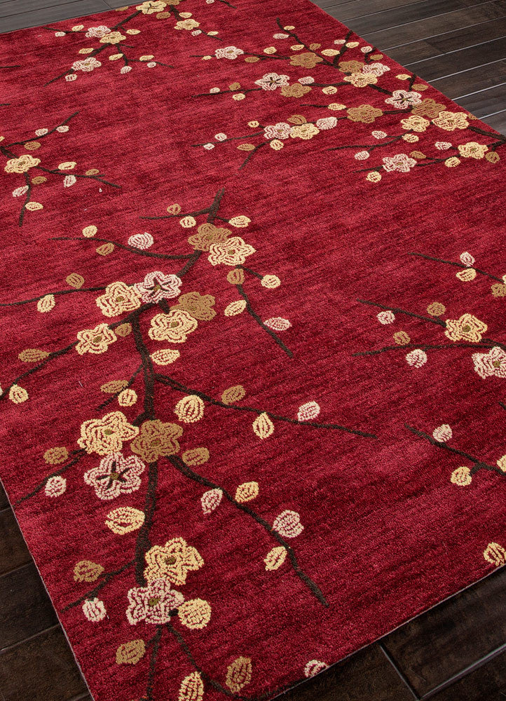 Brio Cherry Blossom Red Area Rug - Froy.com