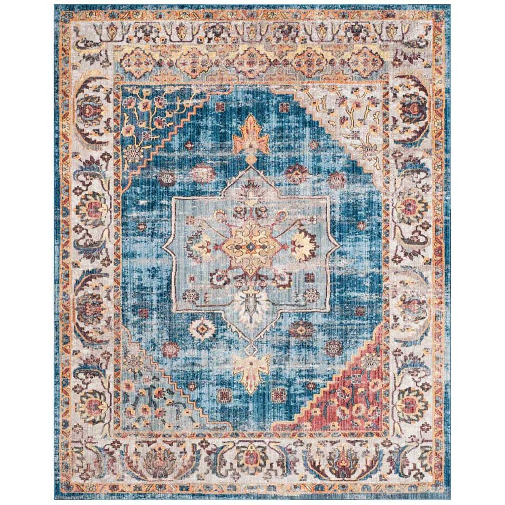 Bristol Blue/Ivory Area Rug - Froy.com