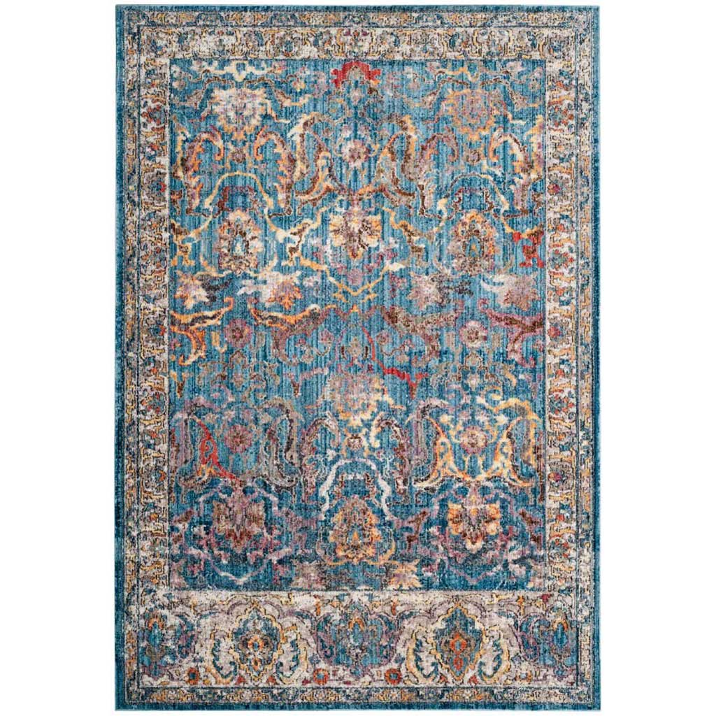 Bristol Blue/Light Gray Area Rug - Froy.com