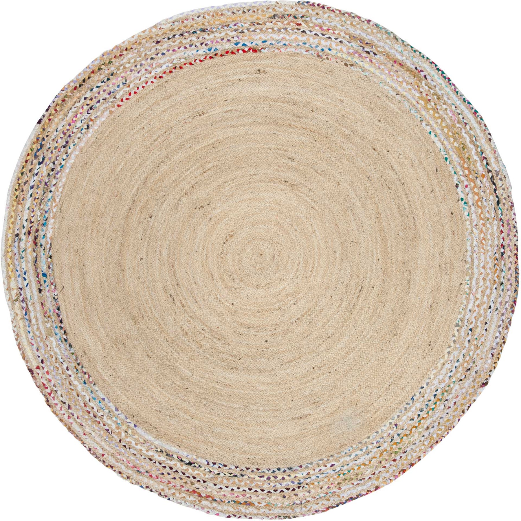 Cape Cod Light Beige/Ivory Round Rug - Froy.com