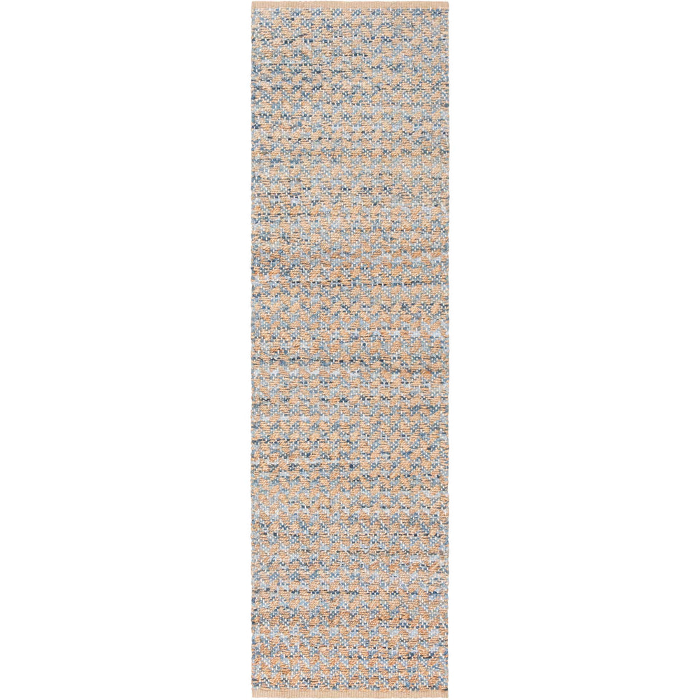 Cape Cod Blue/Natural Runner Rug - Froy.com
