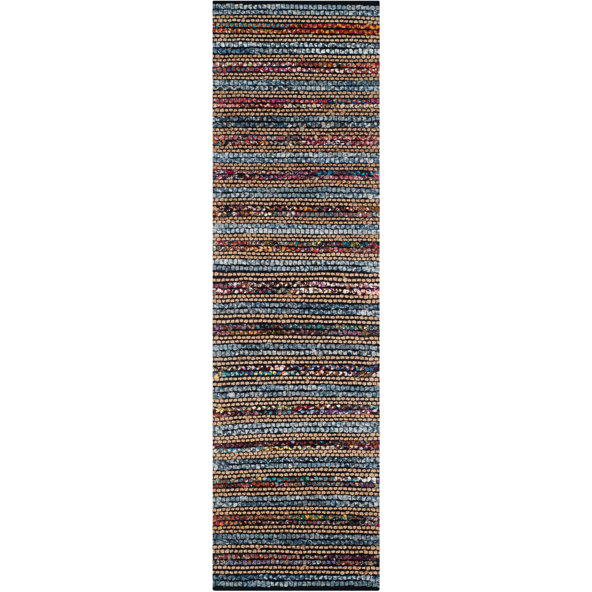 Cape Cod Blue/Multi Runner Rug - Froy.com