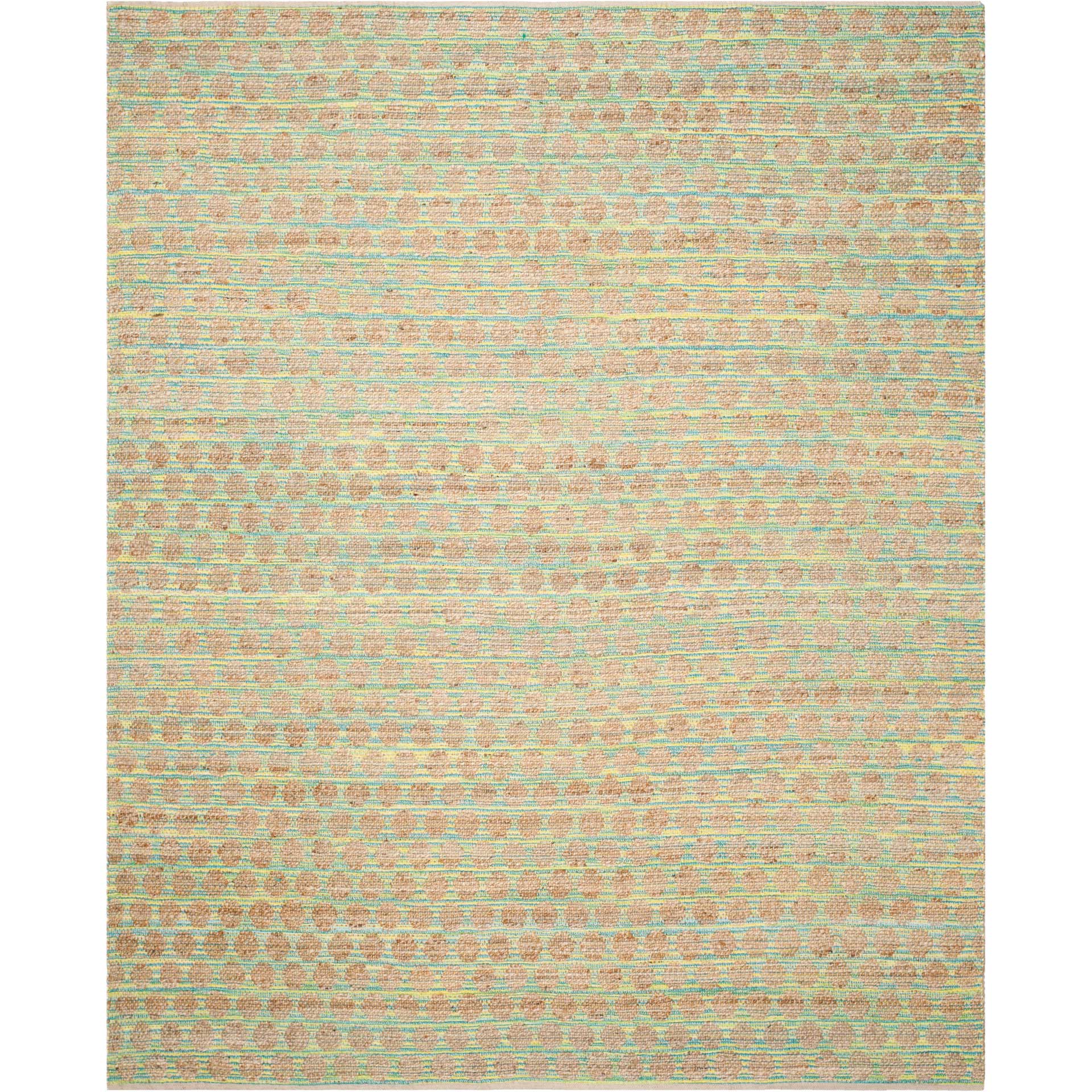 Cape Cod Teal/Natural Area Rug - Froy.com
