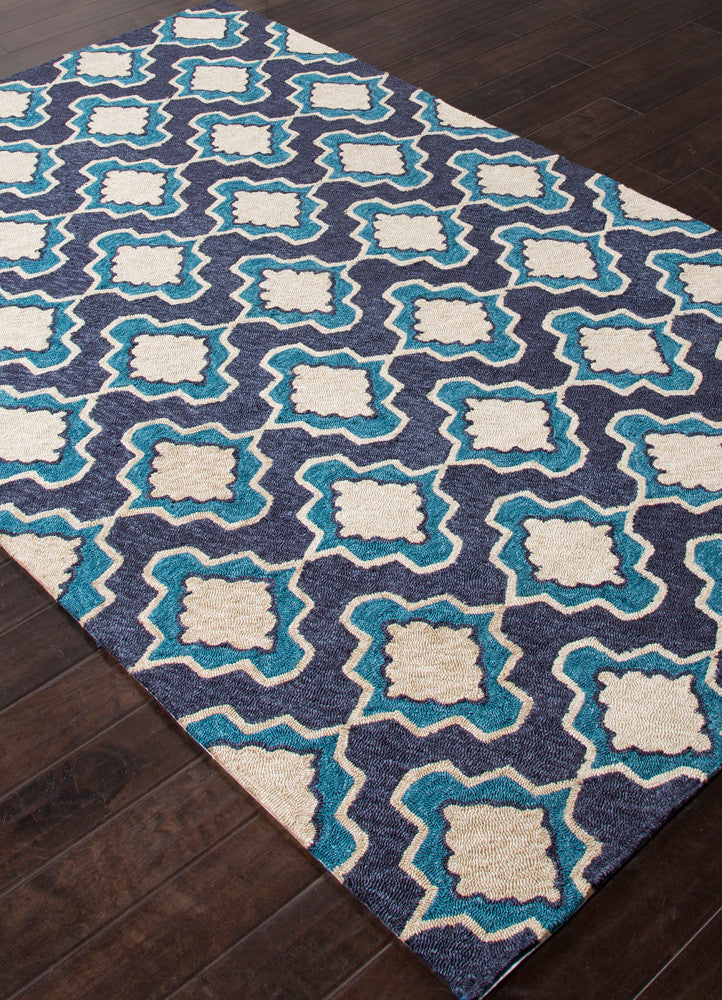 Catalina Temple Blue Area Rug - Froy.com