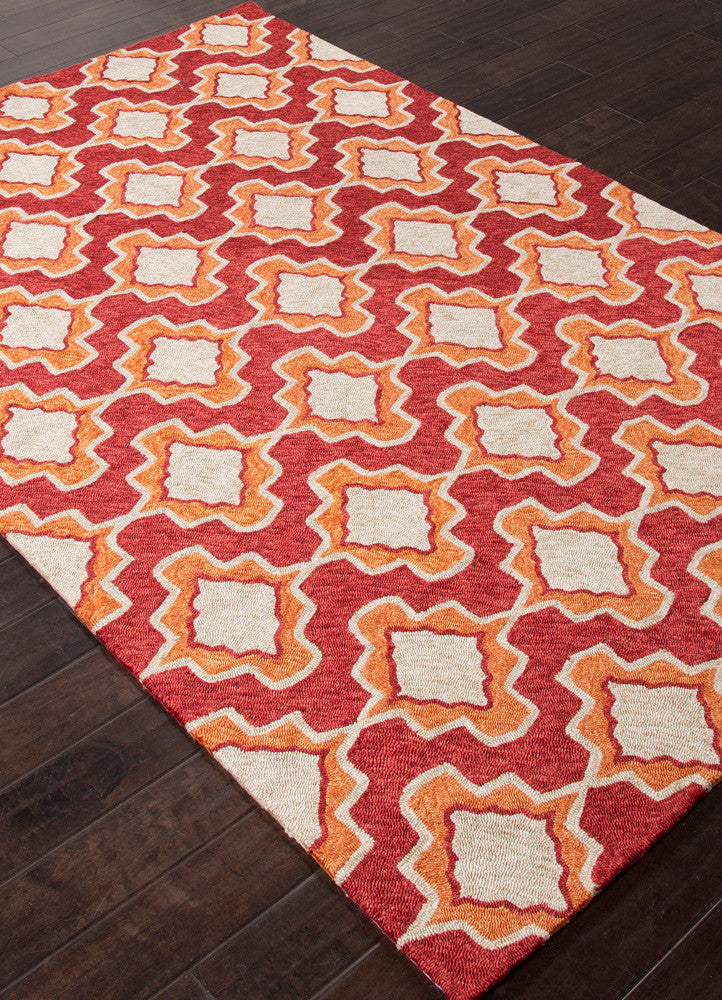 Catalina Temple Orange Area Rug - Froy.com