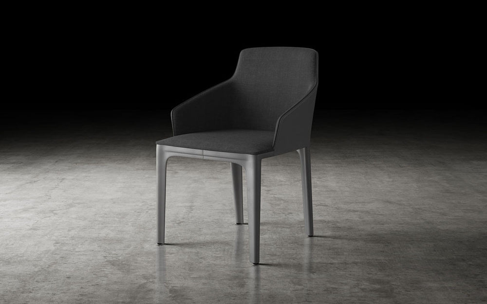 Oxford Dining Chair Graphite/Gray - Froy.com