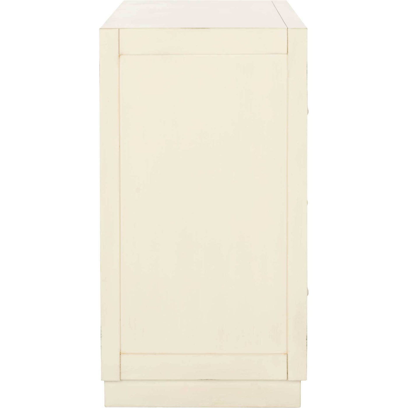 Lawson 3 Drawer Chest Antique Beige/Light Gray/Nickel - Froy.com