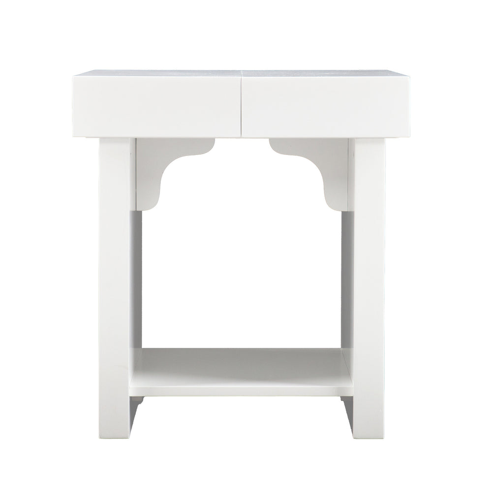 Glidick End Table White - Froy.com