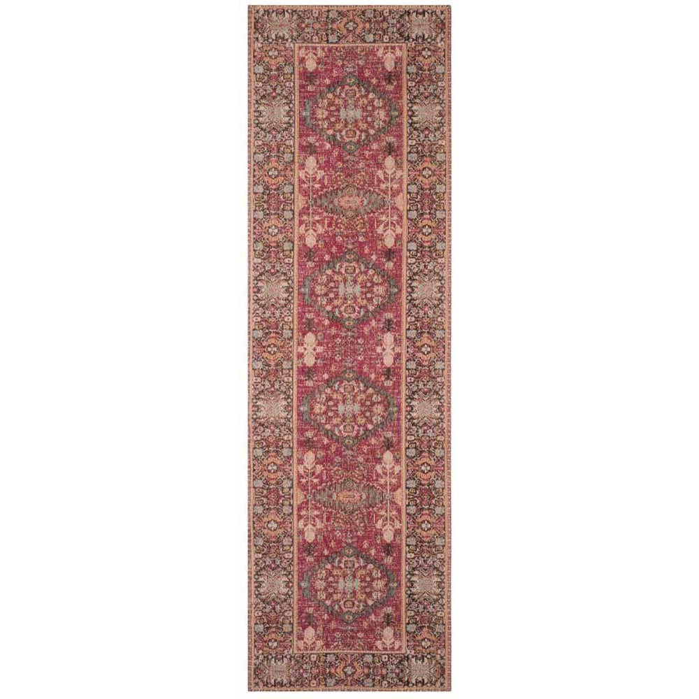 Classic Vintage Red/Multi Runner Rug - Froy.com