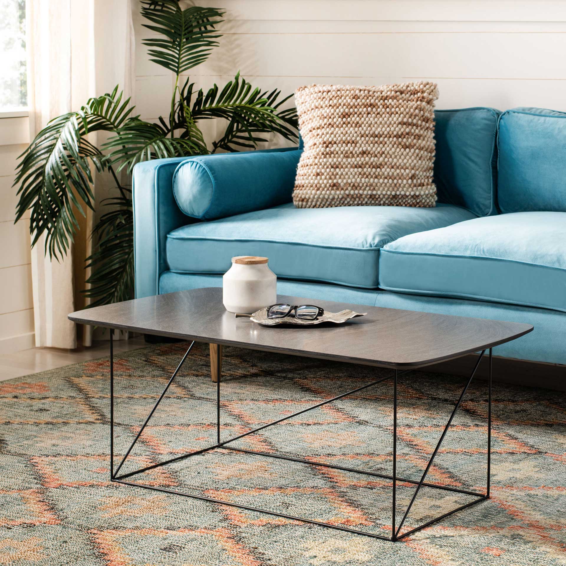 Ryder Coffee Table Gray/Black - Froy.com