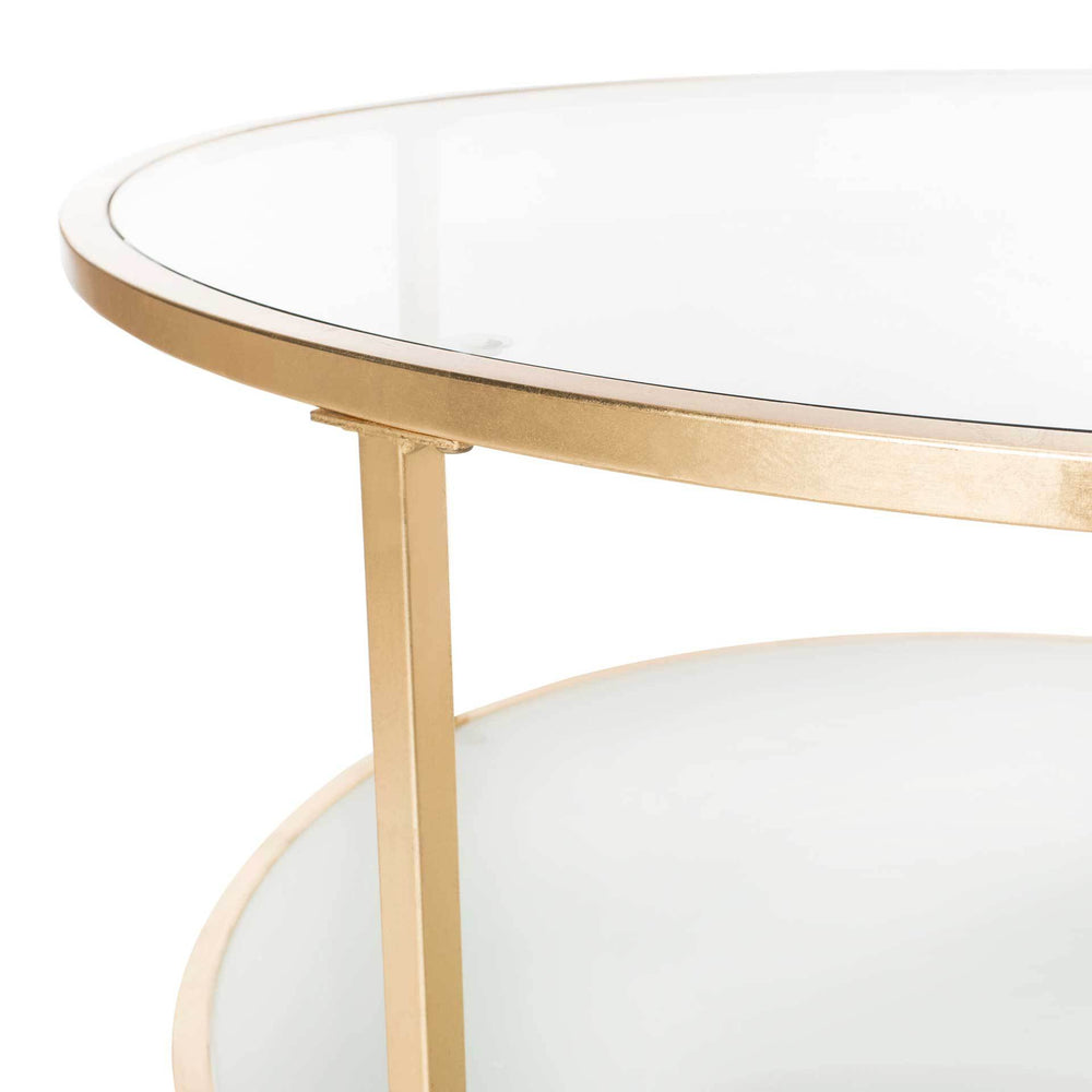 Ivanna 2 Tier Round Coffee Table - Froy.com