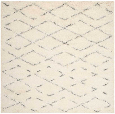 Casablanca Geometry Ivory/Gray Area Rug - Froy.com