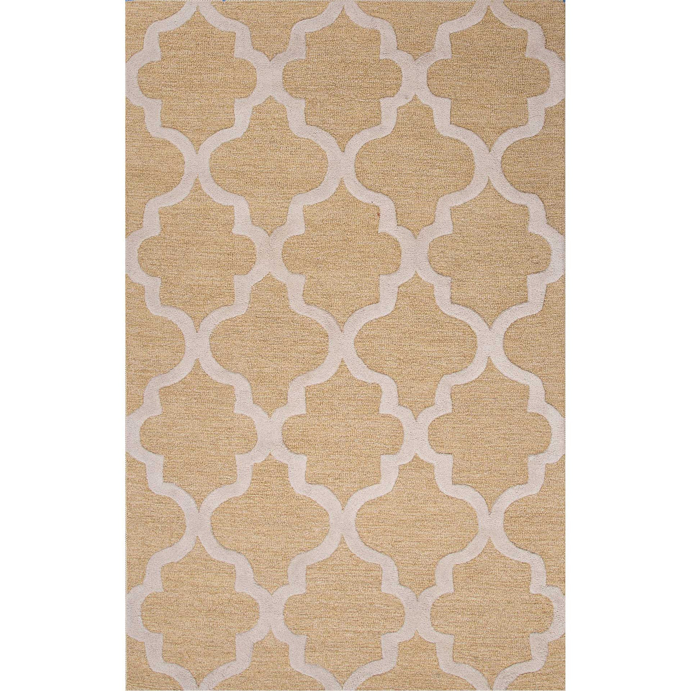 City Miami Marigold/White Area Rug - Froy.com