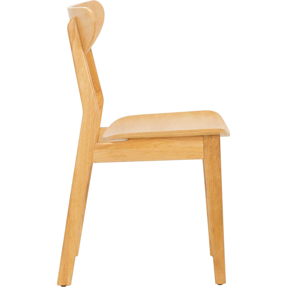 Lucas Retro Dining Chair Natural (Set of 2) - Froy.com