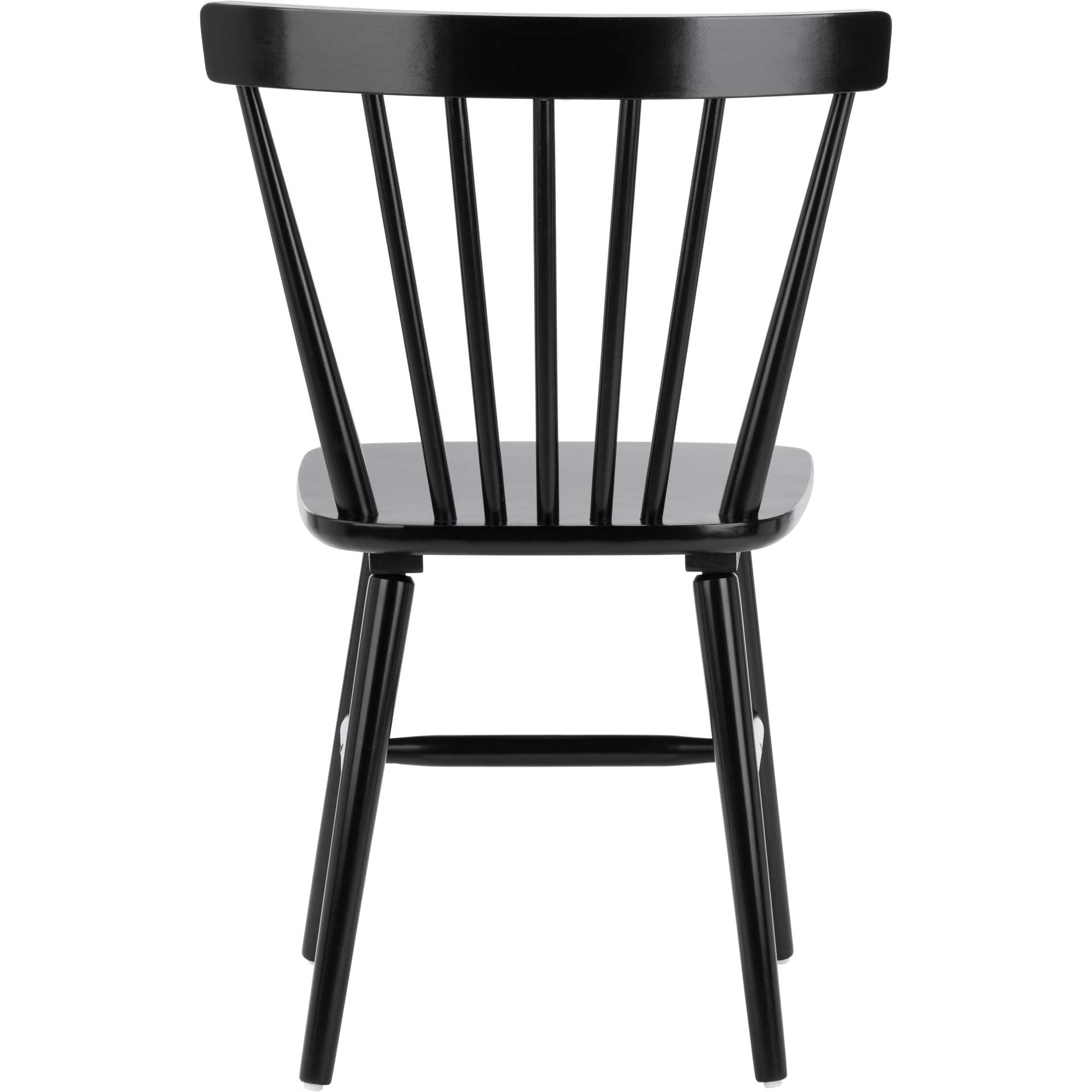 Wilder Spindle Back Dining Chair Black (Set of 2) - Froy.com