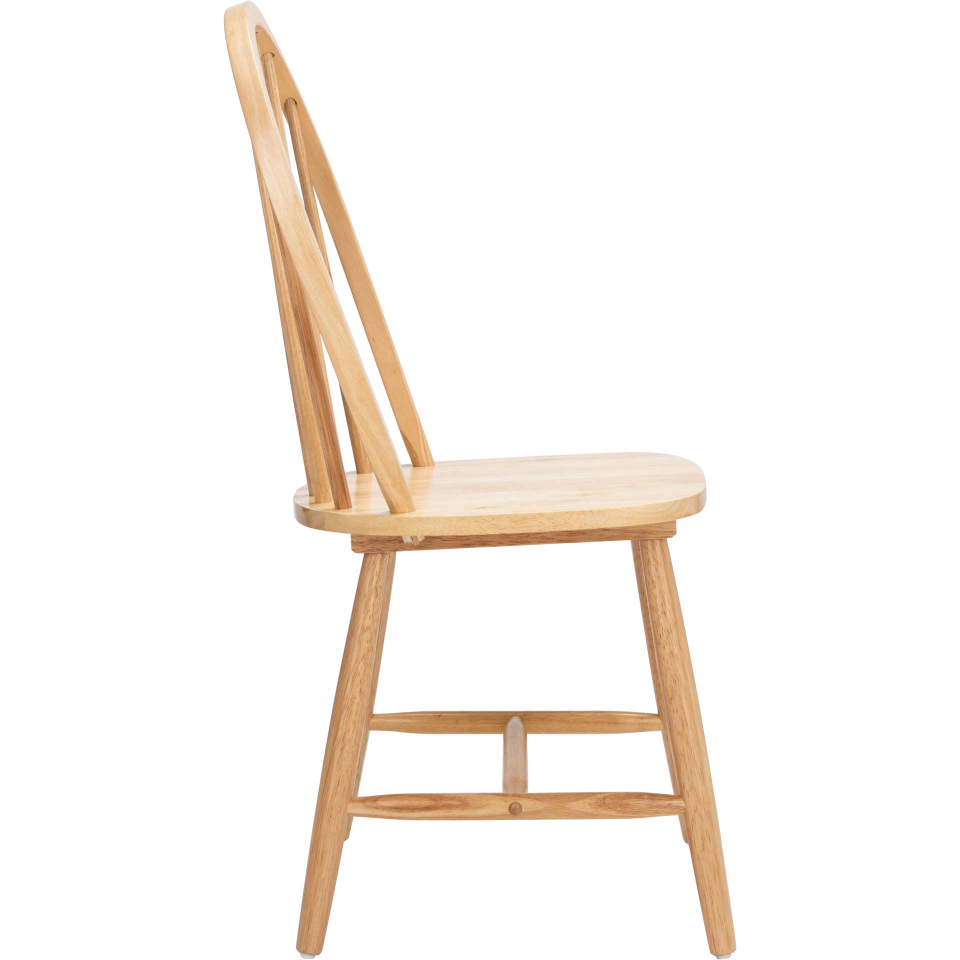 Calista Spindle Back Chair Natural (Set of 2) - Froy.com