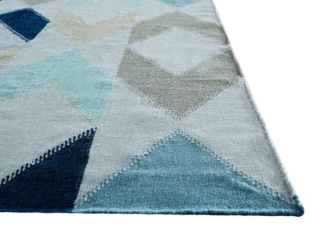 Desert Caracal Blue/Gray Area Rug - Froy.com
