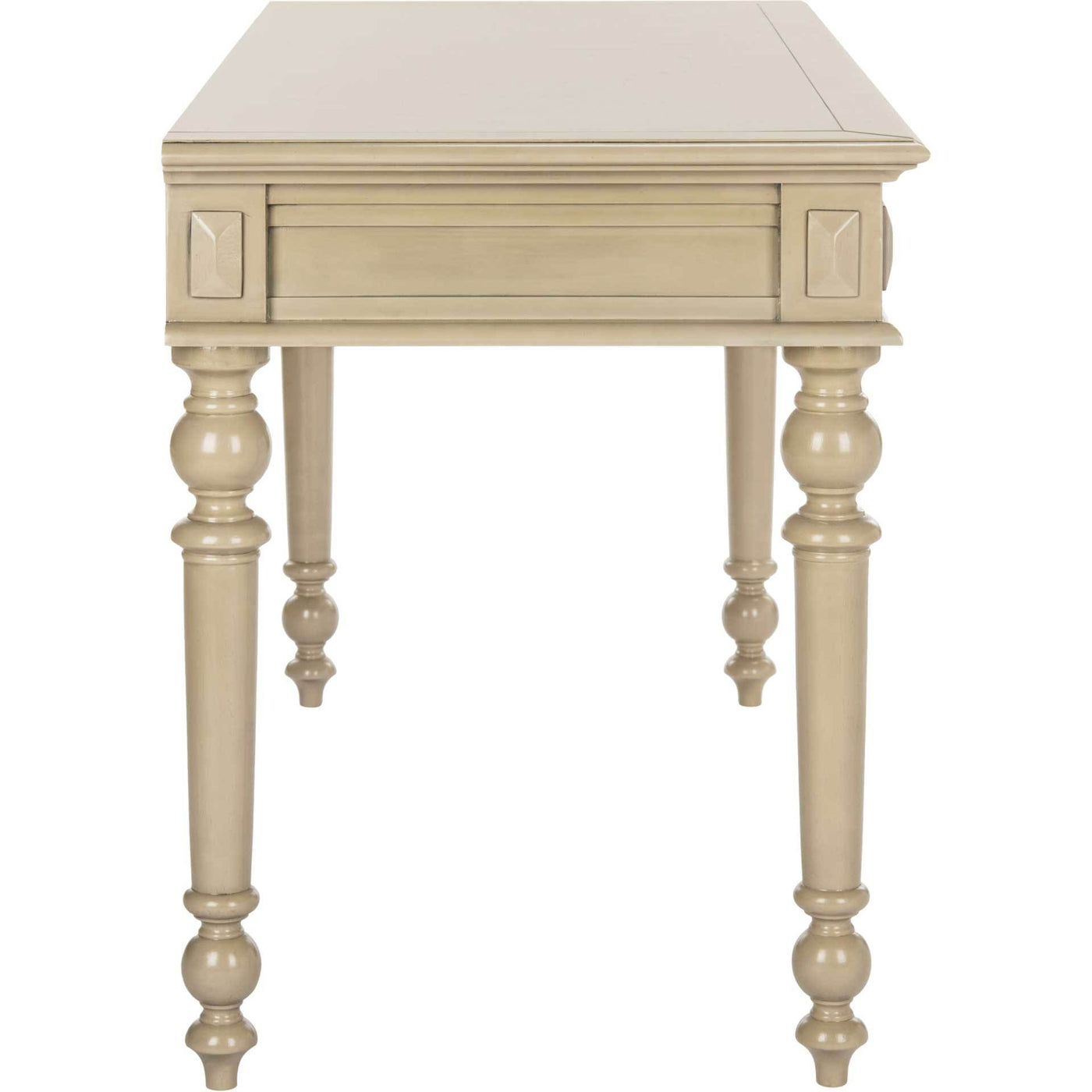 Robert 3 Drawer Desk Light Beige - Froy.com
