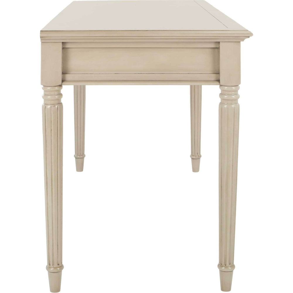 Cohen 3 Drawer Desk Light Beige - Froy.com