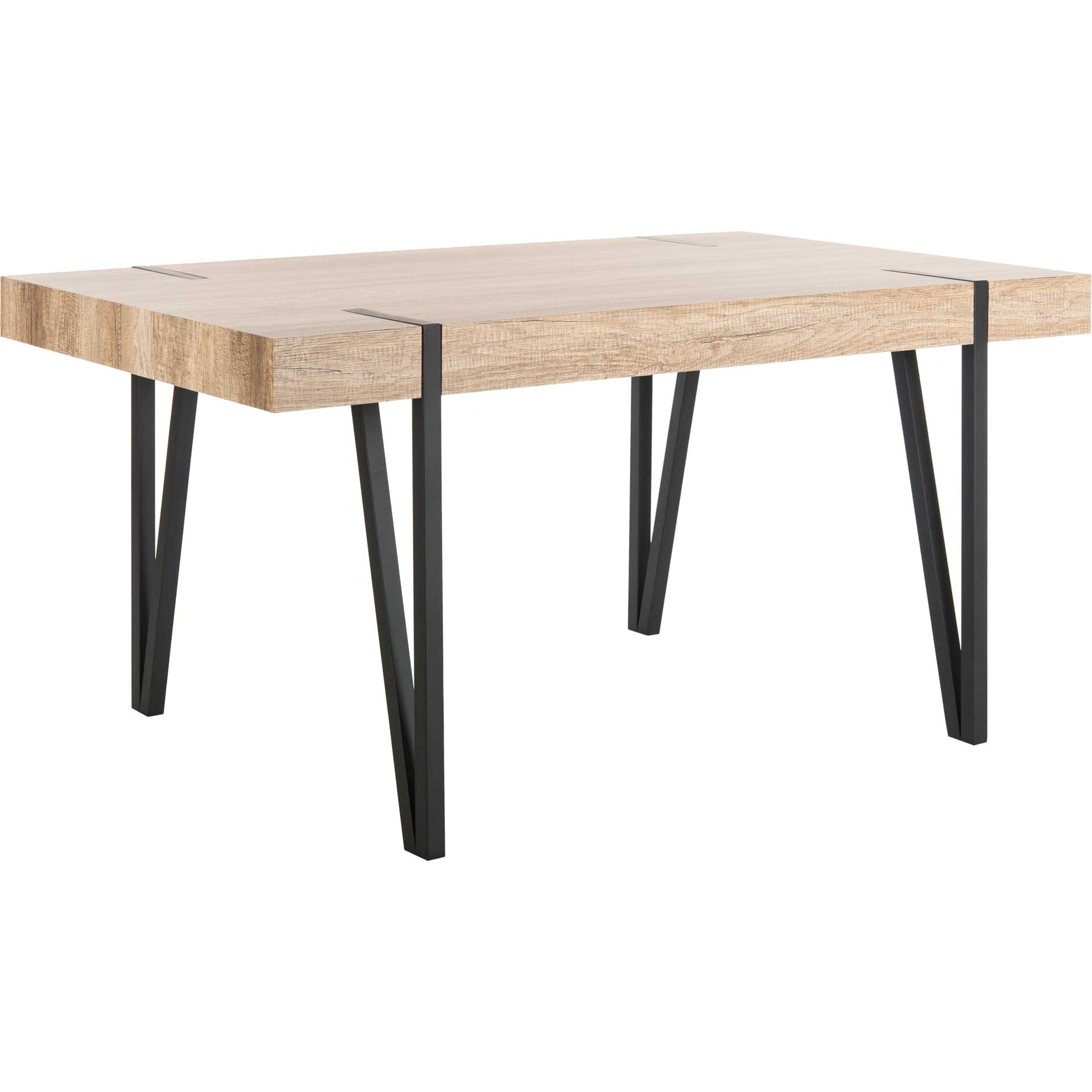Alan Wood Top Dining Table Canyon Gray - Froy.com