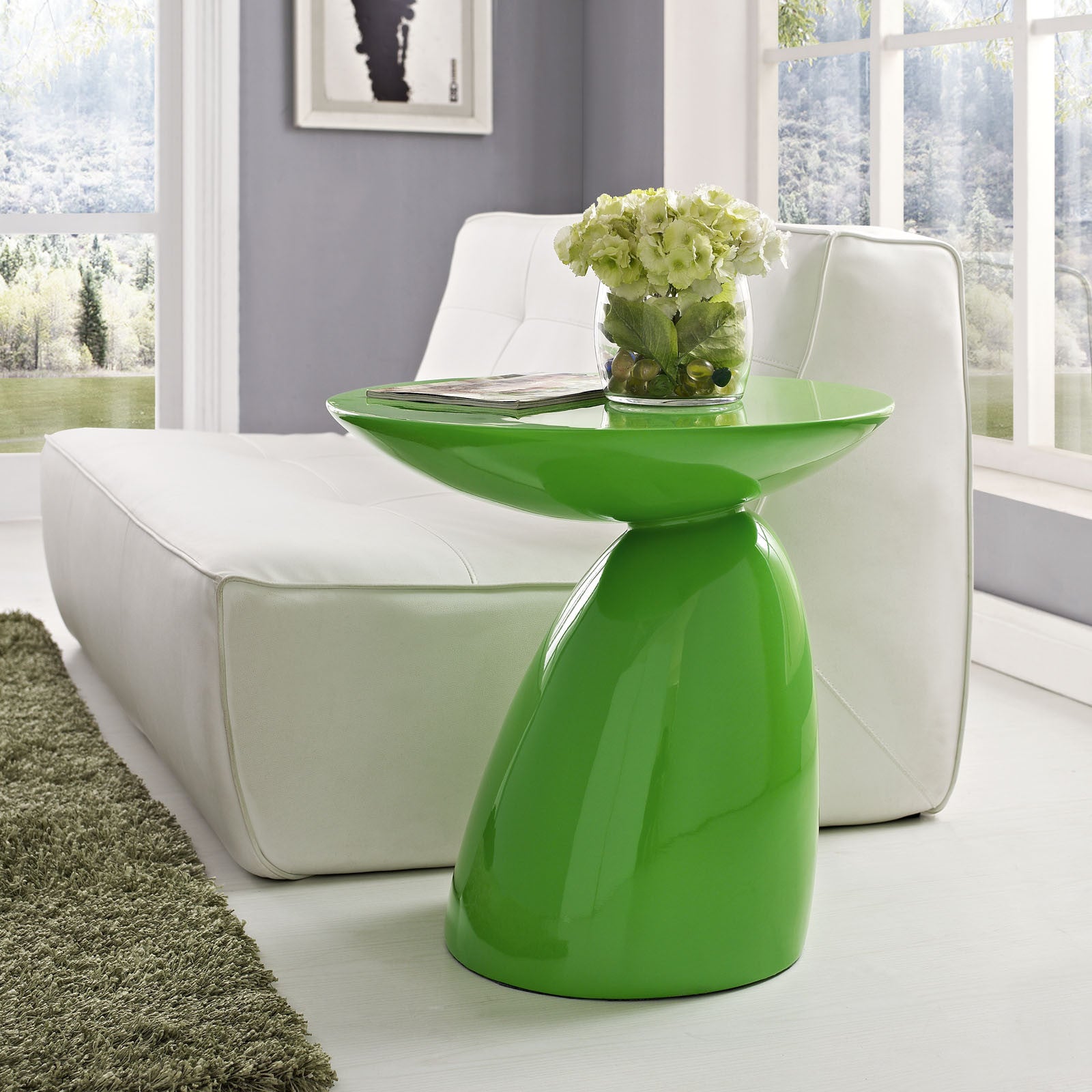 Flux Side Table Green - Froy.com