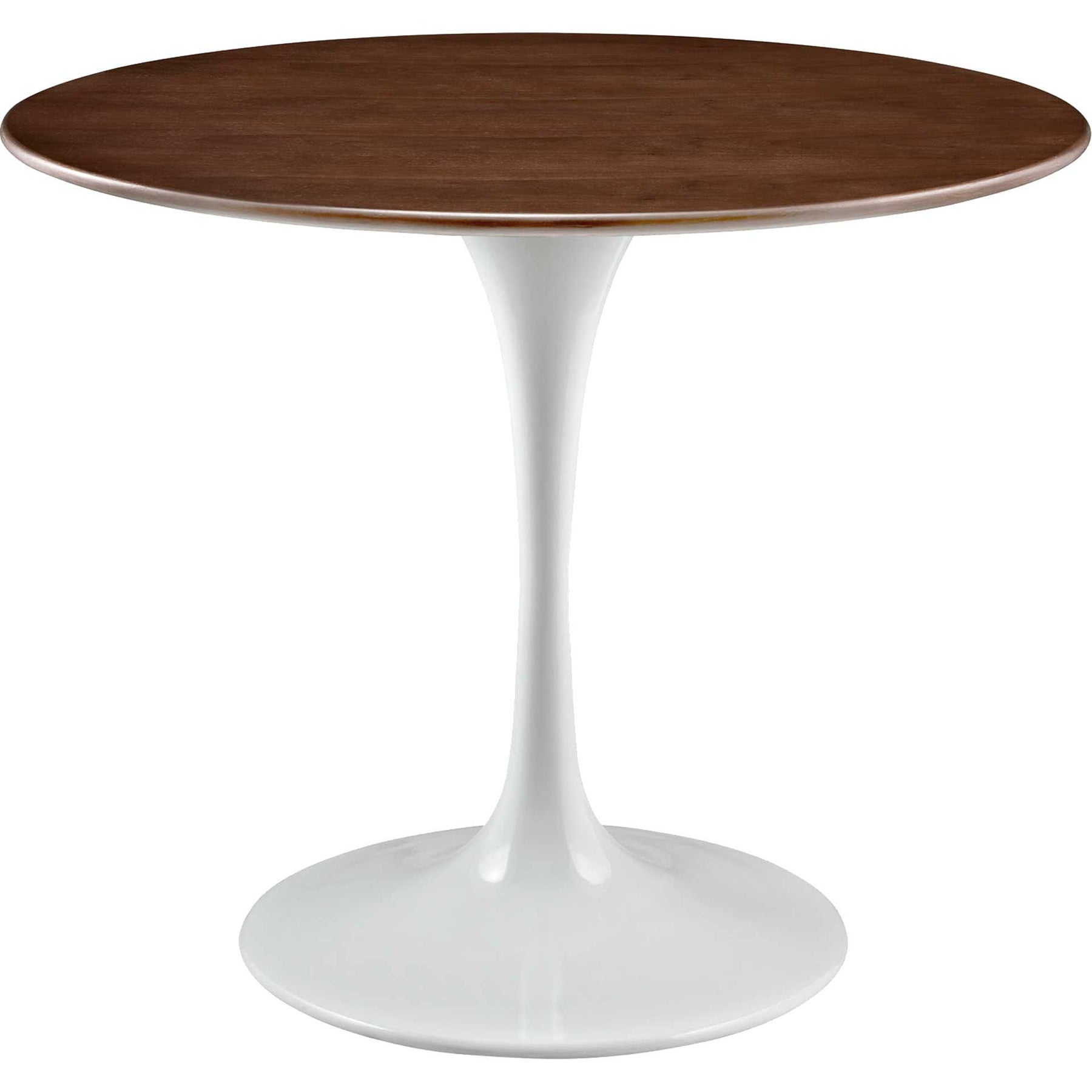 Lore Round Dining Table Walnut - Froy.com